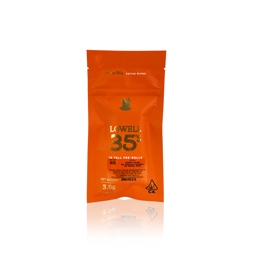 LOWELL - Preroll - Sunny Daze - 35's - 10-Pack - 3.5G - T...