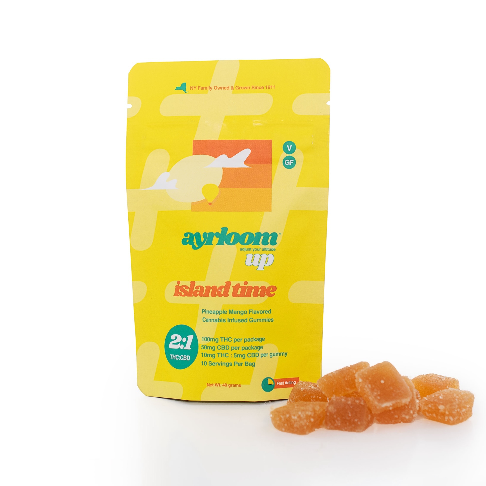 Island Time 2:1 Gummies 10 Pack | ayrloom - NYCBUD: Your ...