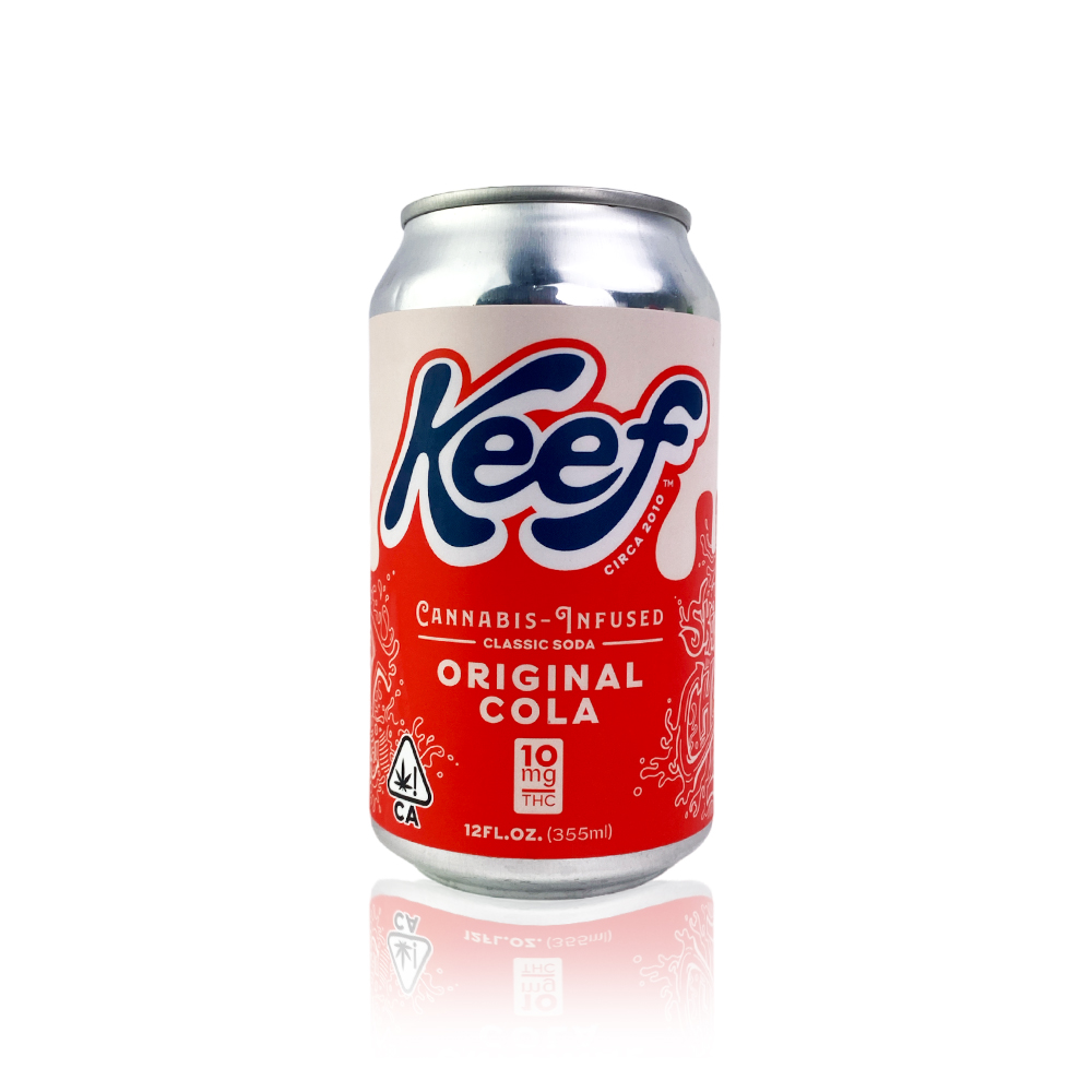 KEEF - Drink - Original Cola - Single Can - 10MG - Tropicanna Marijuana ...