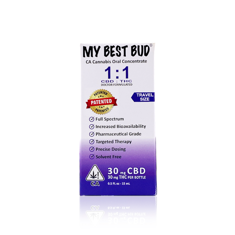 MY BEST BUD - Tincture - 1:1 - THC:CBD - 30MG - Tropicann...