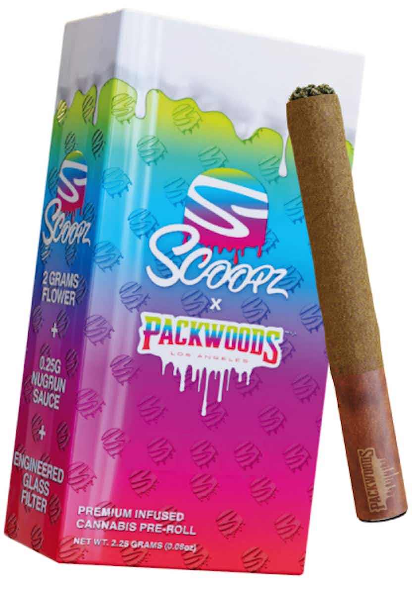 Packwoods Gelatti Infused Collab Scoopz Blunt 2 25g Downtown Long
