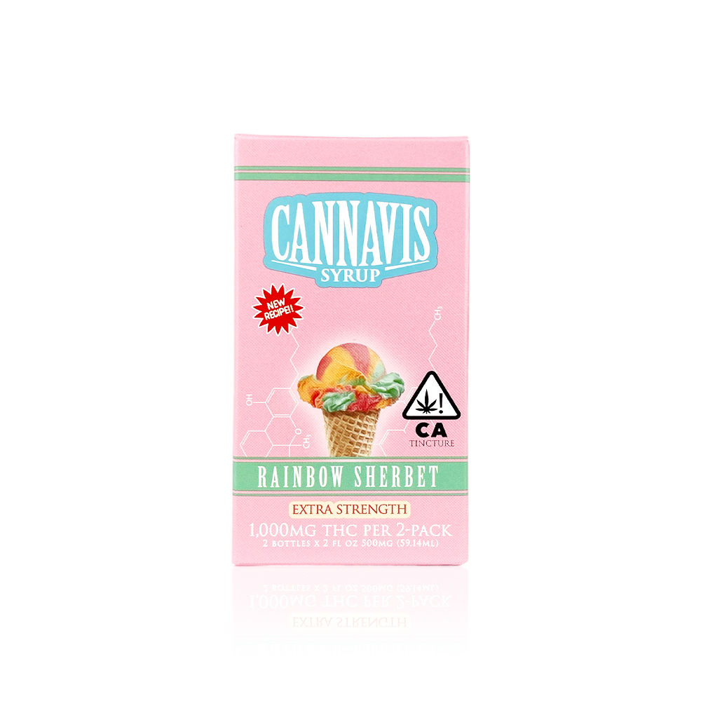 CANNAVIS - Tincture - Rainbow Sherbet - 2-Pack - Syrup