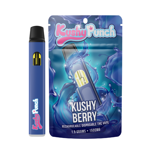 KUSHY PUNCH: Kushy Berry Disposable Vape 1g (I) - Best Di...