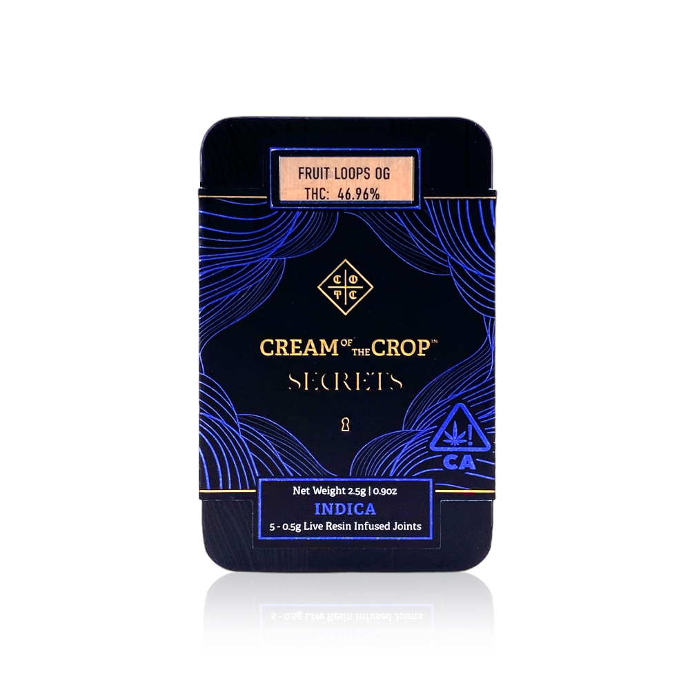 CREAM OF THE CROP - Infused Preroll - Fruit Loops OG - Se...