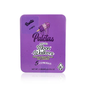 PALETAS - Infused Preroll - Runtz - Moon Walkers - 5-Pack - 2G ...