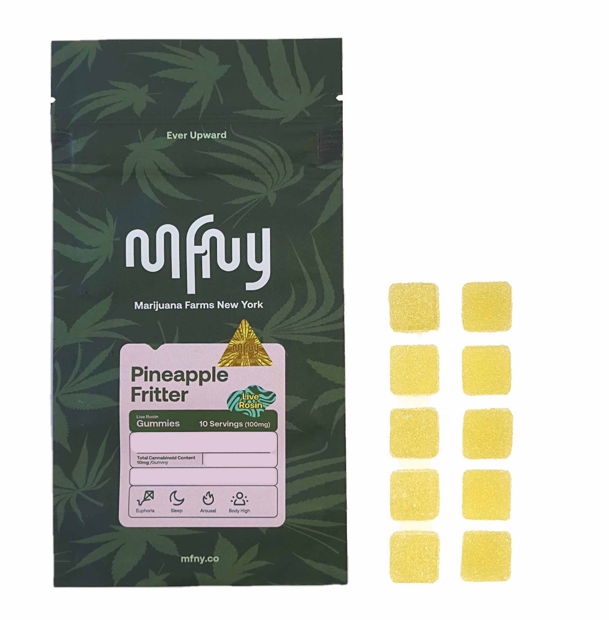 MFNY - Live Rosin Gummies - Pineapple - 100mg - Housing Works Cannabis ...