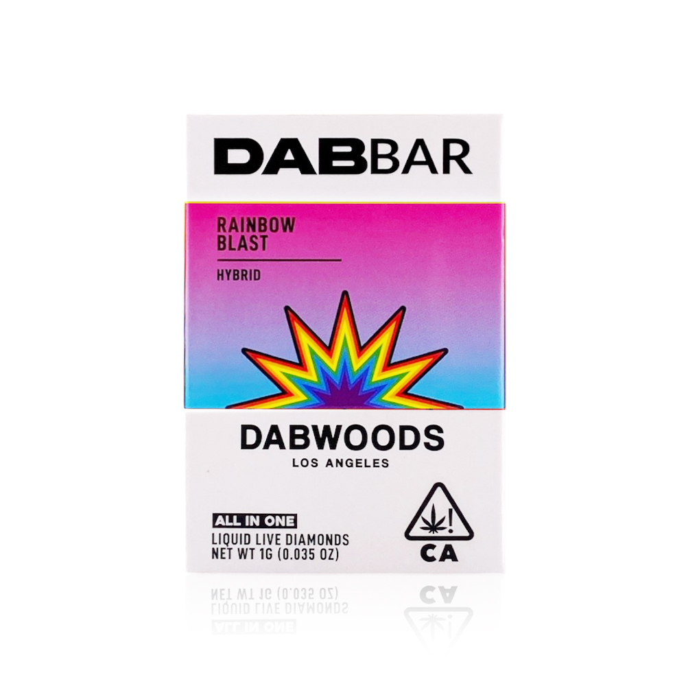 DABWOODS - All in one - Rainbow Blast - Dab Bar - 1G - Tr...