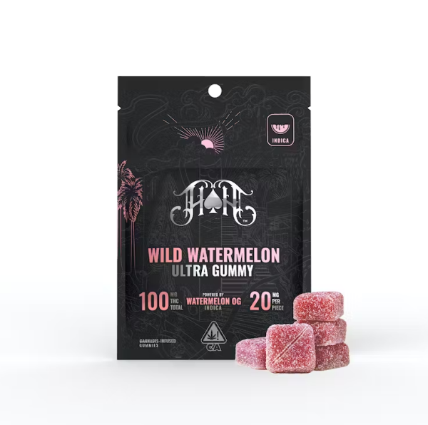 100mg THC Wild Watermelon OG Gummies (20mg - 5 Pack) - He...
