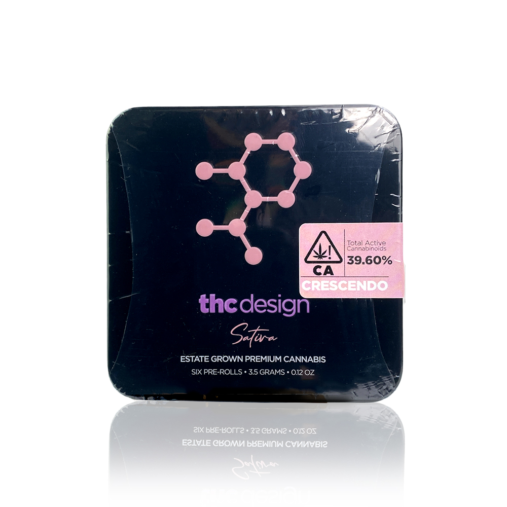 THC DESIGN - Preroll - Crescendo - 6-Pack Tin - 3.5G - Tr...