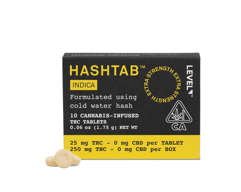 LEVEL: Hashtab Indica 10-Piece/250mg - Best Dispensary Ne...