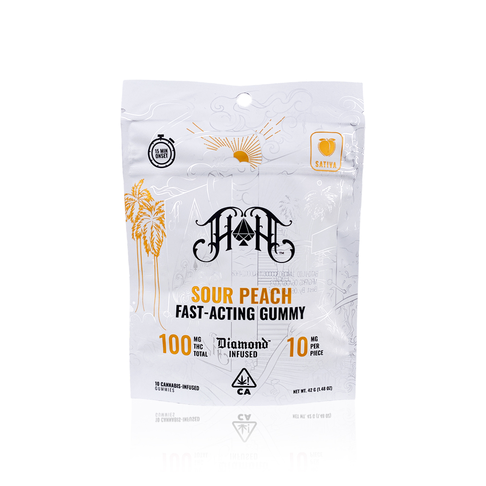 HEAVY HITTERS - Edible - Sour Peach - Gummies - 100MG - T...