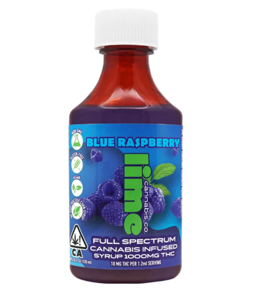 Lime - Blue Raspberry Live Resin Syrup 1000mg - Belmont D...