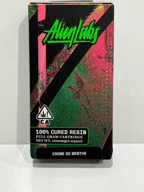 Creme De Menthe 1g Cured Resin Cart - Alien Labs - Premiu...