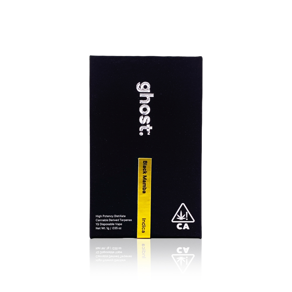 GHOST - VAPE PEN "D" - Black Mamba - CDT - 1G - Tropicann...