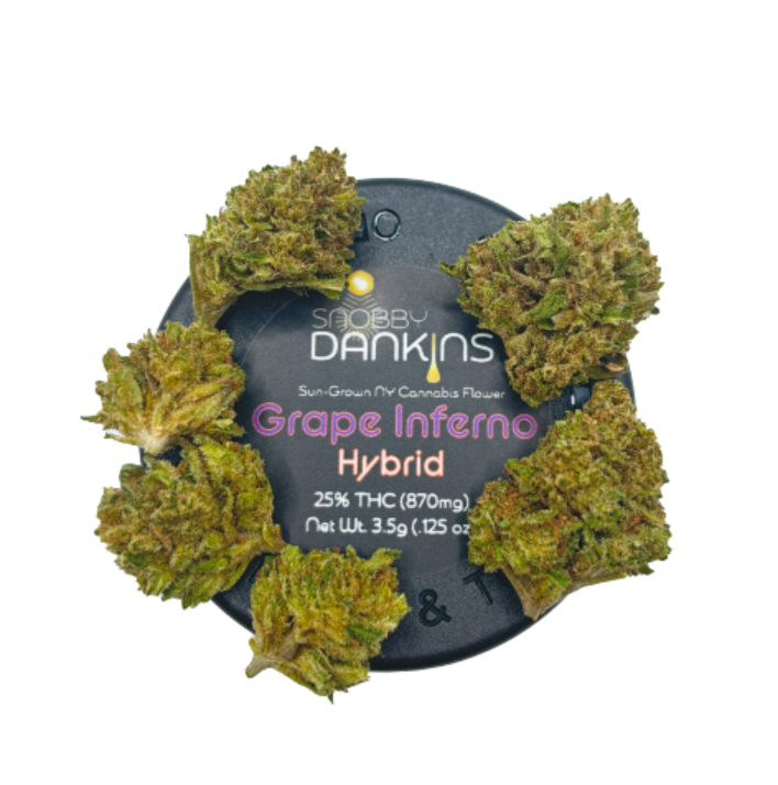 Snobby Dankins | Grape Inferno | 3.5g - Upstate Canna Co ...