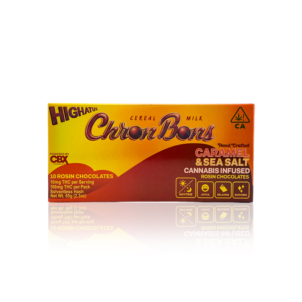 HIGHATUS - Edible - ChronBons - Caramel & Sea Salt - 10-P...