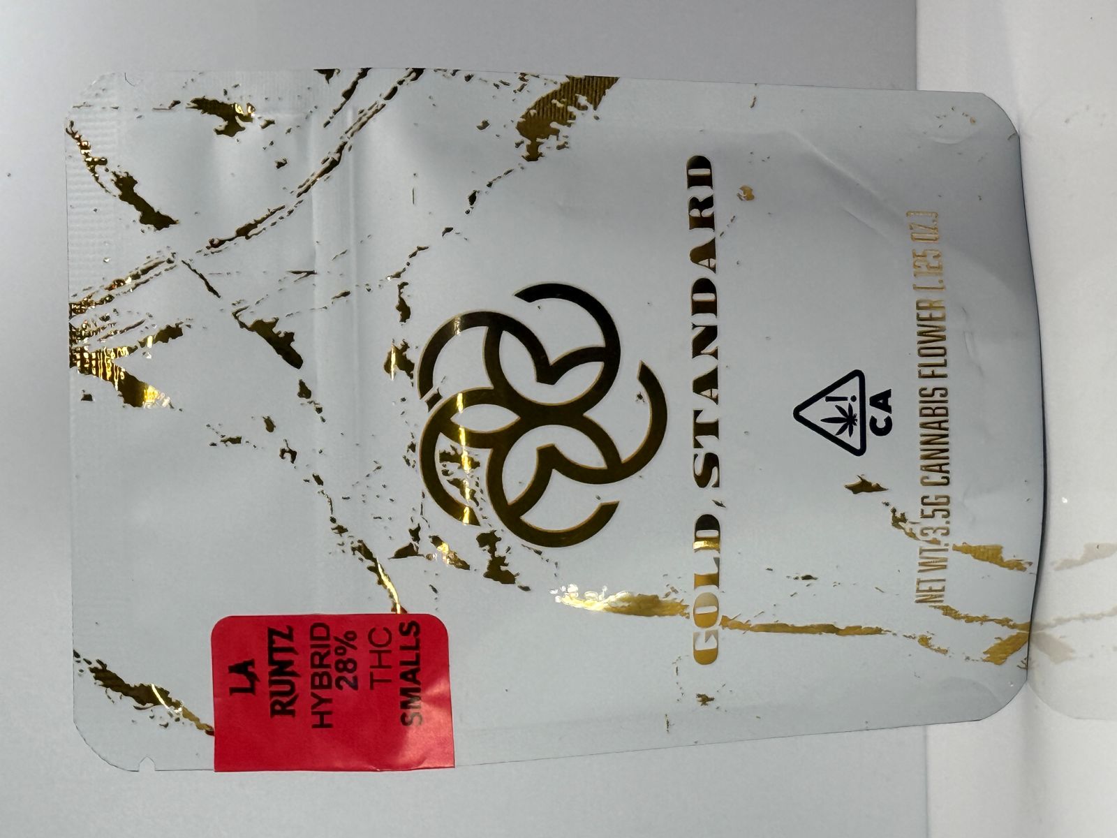 Gold Standard LA Runtz SMALLS 1/8 PD 28% - Sacred Roots