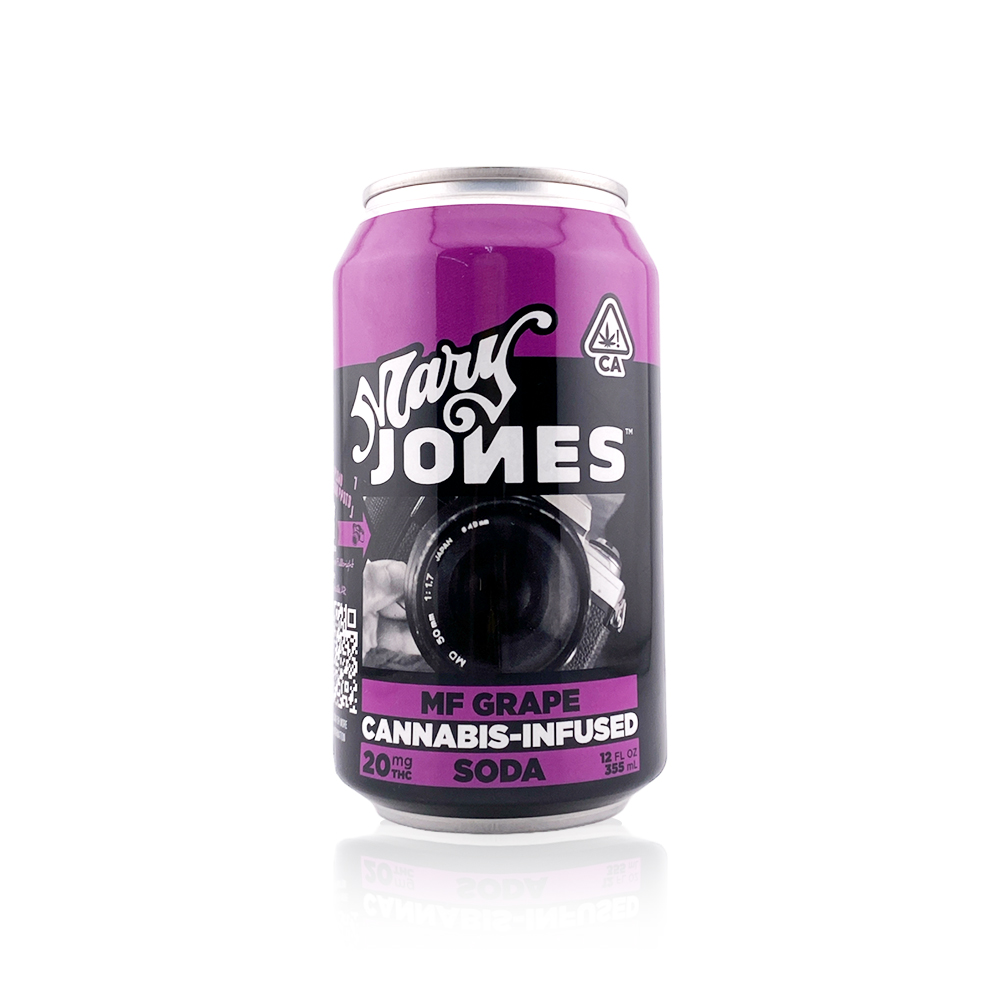 MARY JONES - Drink - Grape - 12oz Can - 20MG - Tropicanna...