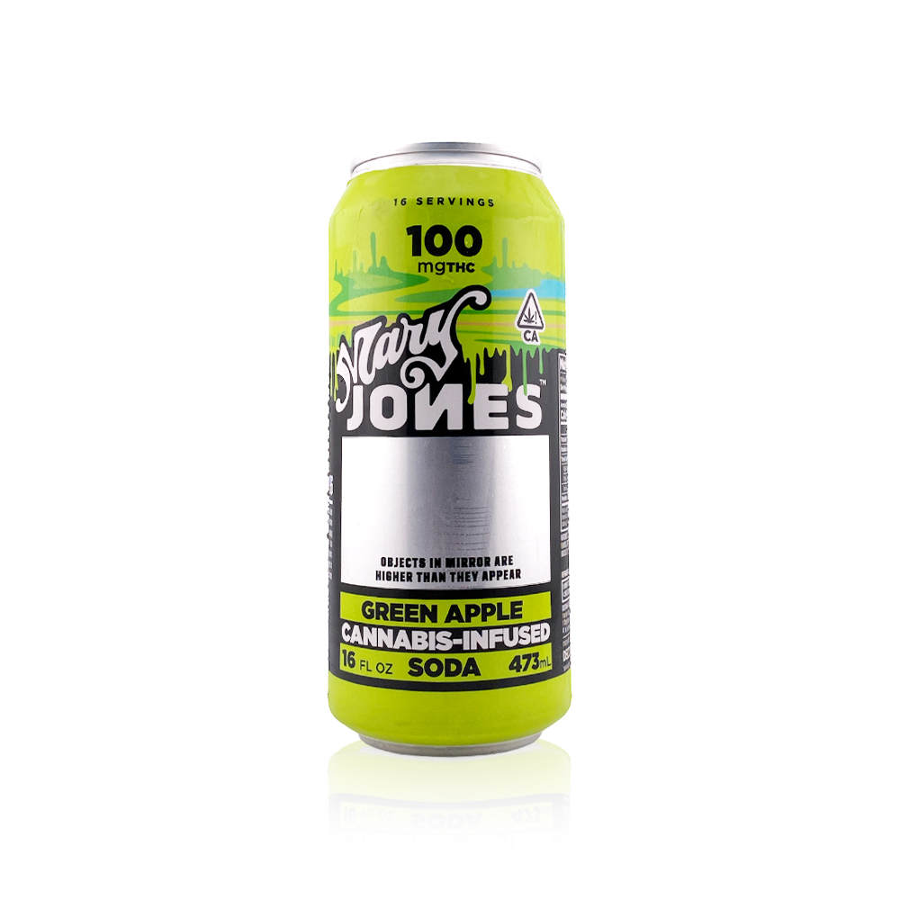 MARY JONES - Drink - Green Apple - 16oz Can - 100MG - Tro...