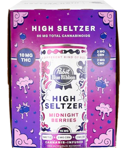 Pabst Blue Ribbon - Midnight Berries CBN Seltzer 4pk - Lakewood ...