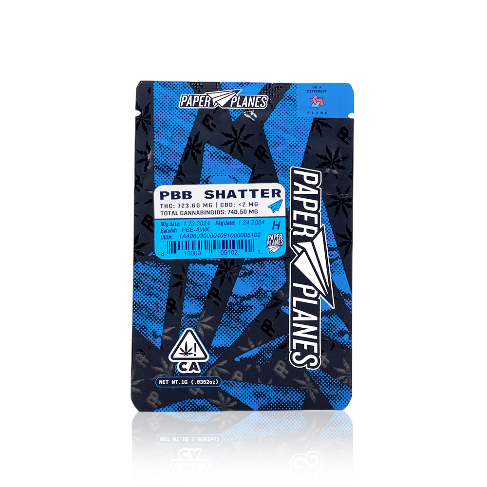 PAPER PLANES - Concentrate - PBB - Shatter - 1G - Tropica...