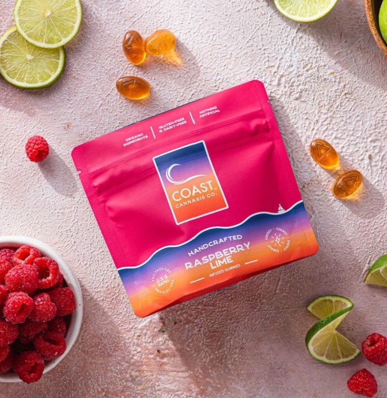 1:1:1 Raspberry Lime Gummies - 100mg - TBI - Suncrafted C...