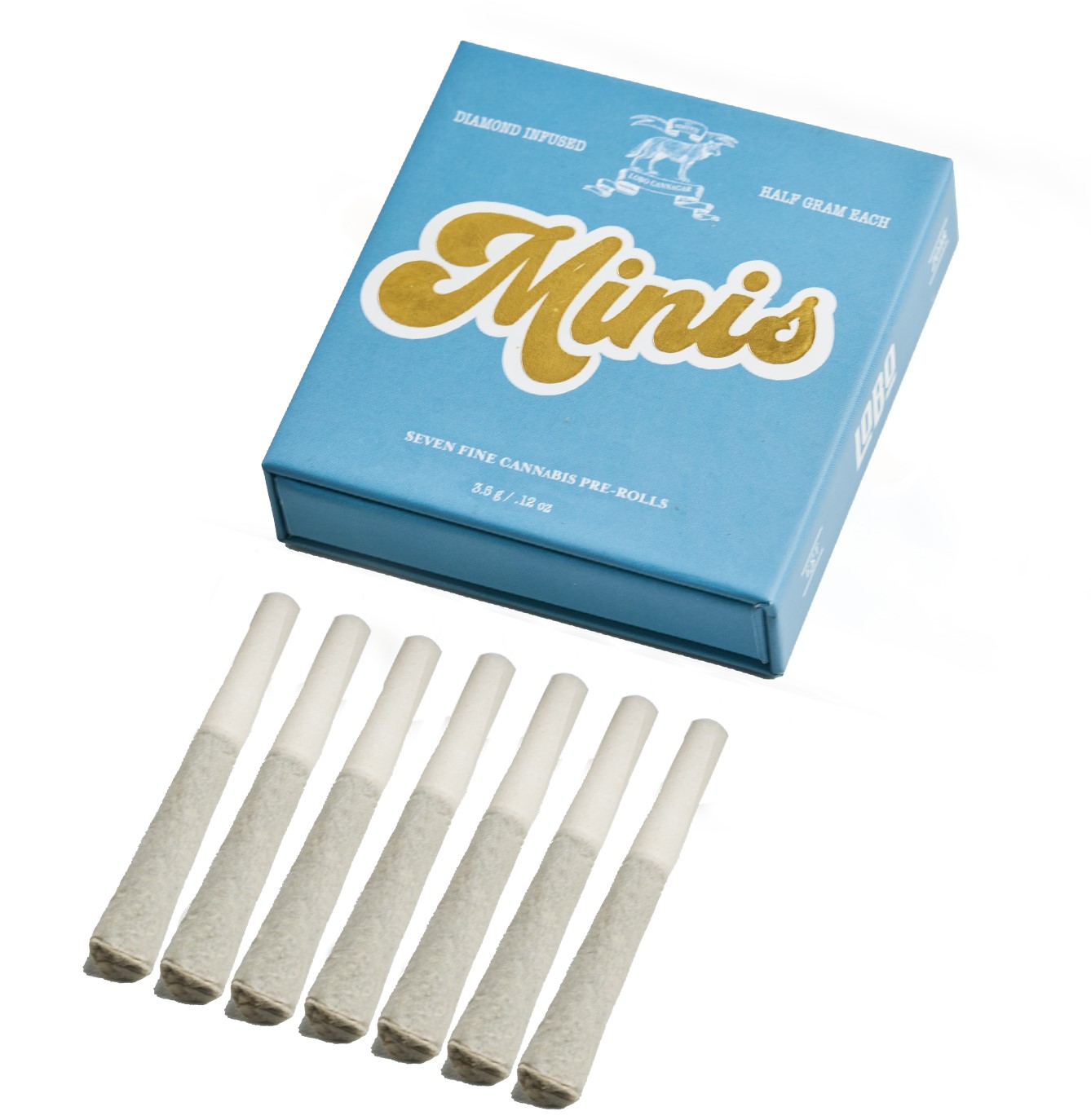 Lobo - Minis 7-pack half gram infused joints - Triangle M...