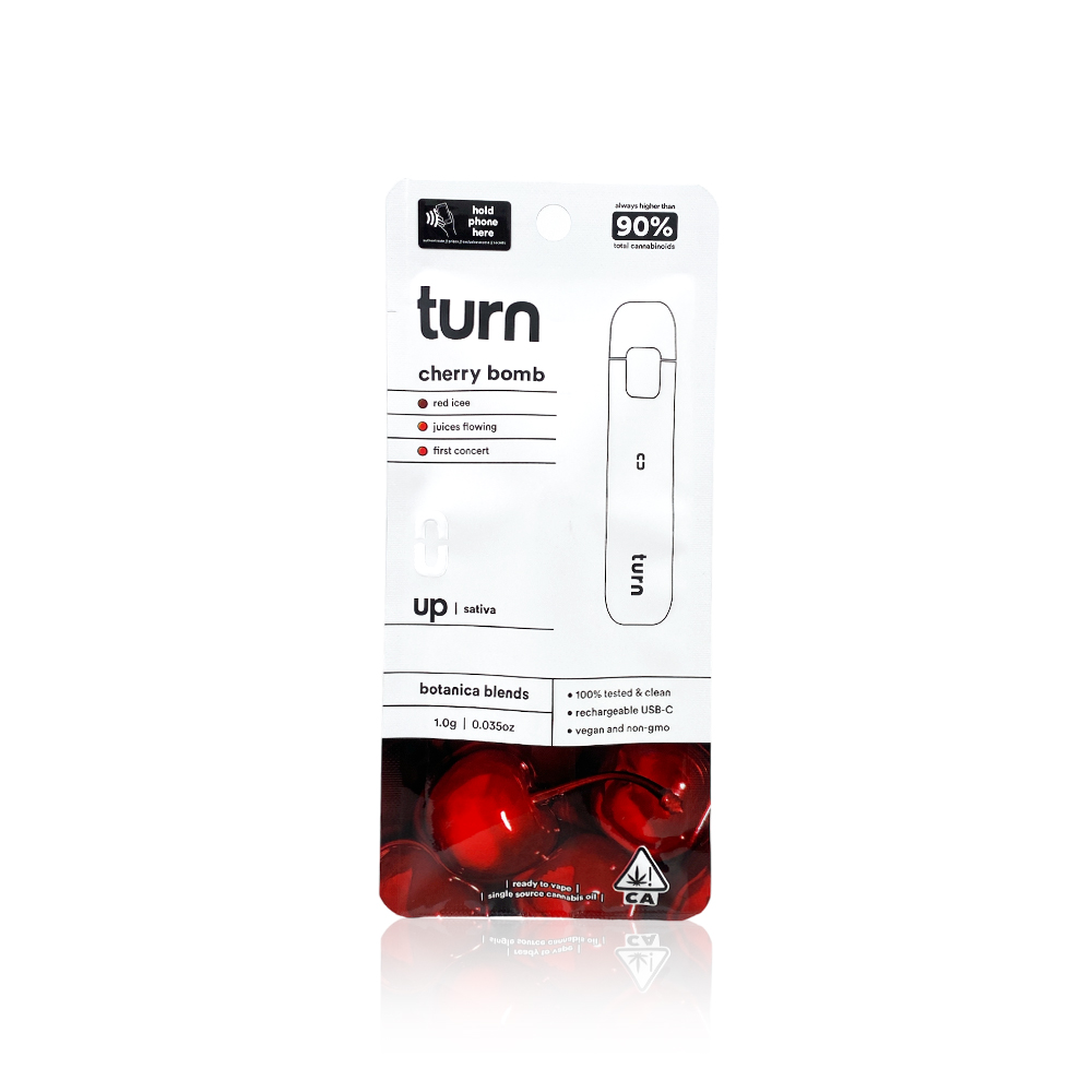 TURN - Disposable - Cherry Bomb - 1G - Tropicanna Marijua...